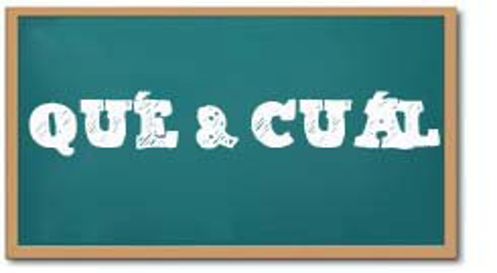 Que vs Cual? | How to know when to use each one | LightSpeed Spanish