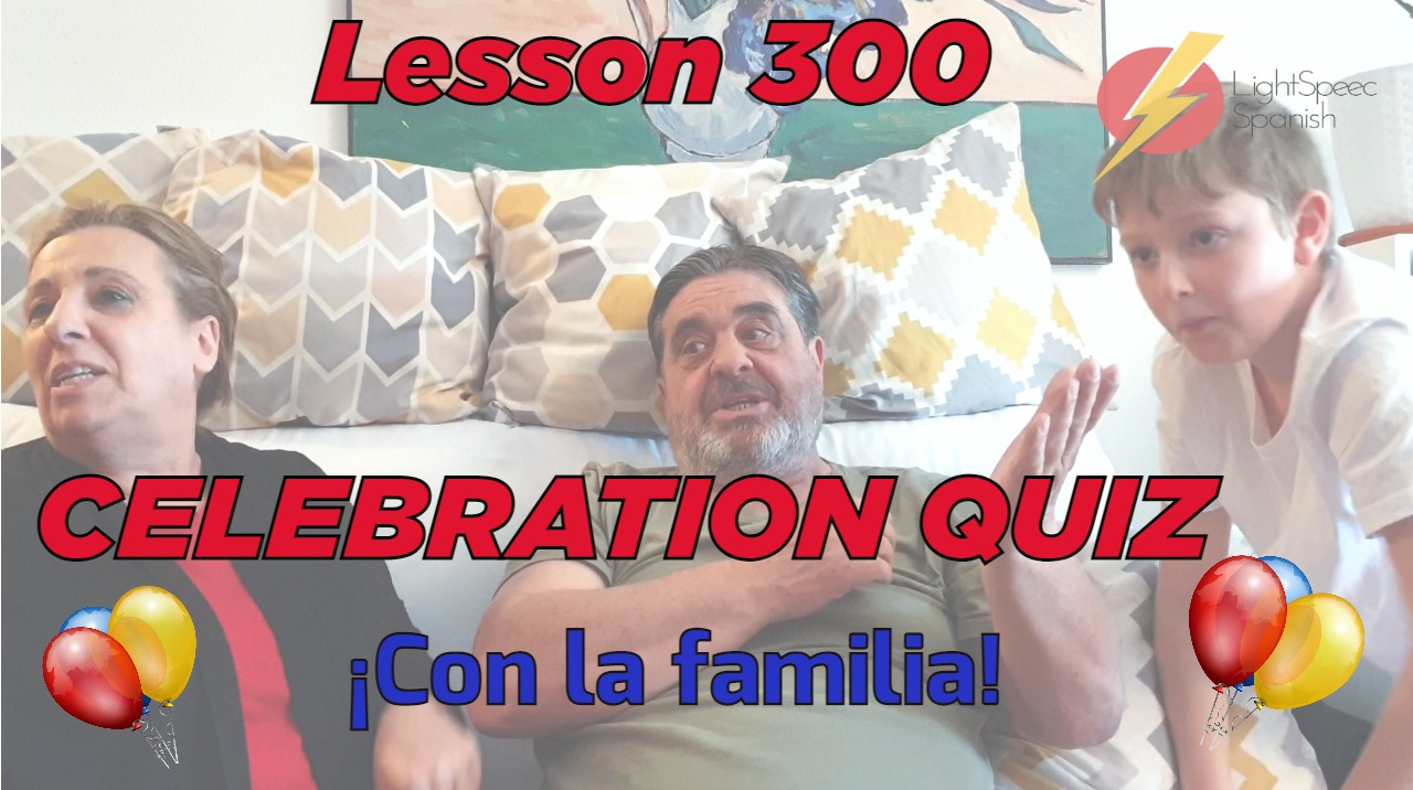 300 FUN SPANISH A celebration fun Spanish quiz with the family ...