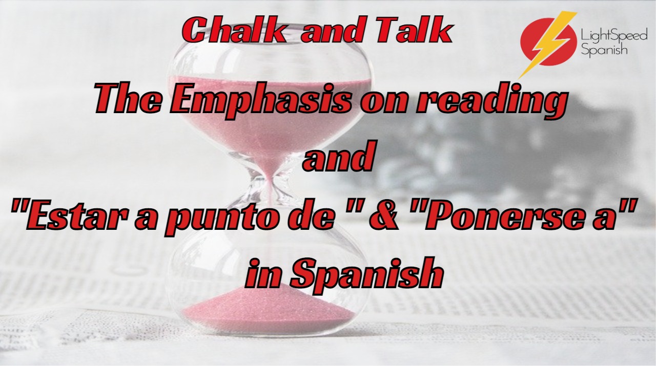 309 PRONUNCIATION Spanish emphasis and Ponerse - Lightspeed Spanish
