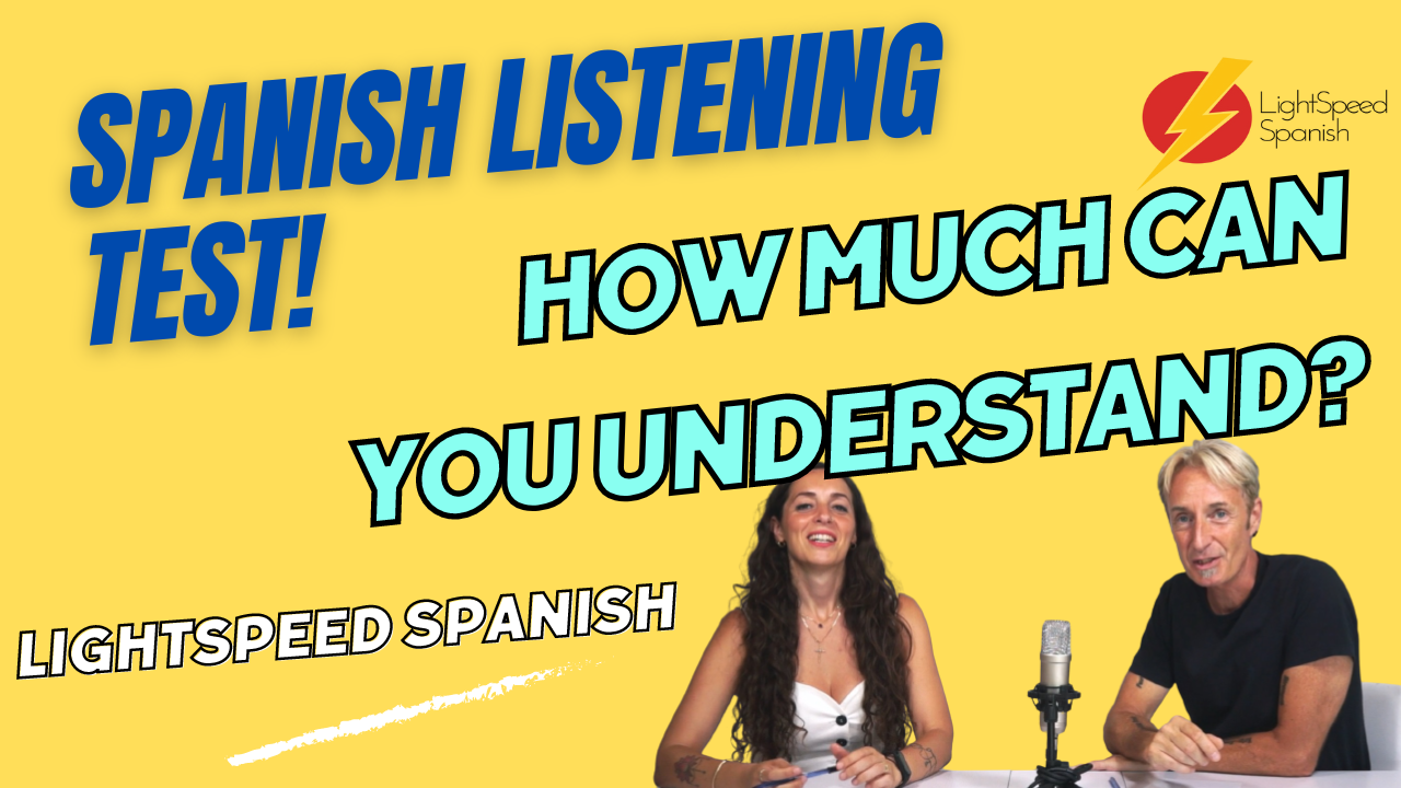 73 Adv Intermediate Spanish Listening Test - Lightspeed Spanish